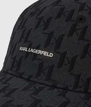 Karl Lagerfeld K/monogram Jacquard Baseball Cap