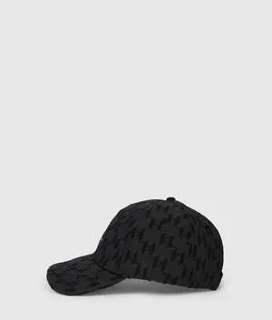 Karl Lagerfeld K/monogram Jacquard Baseball Cap