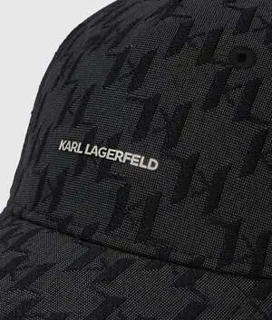 Karl Lagerfeld K/monogram Jacquard Baseball Cap