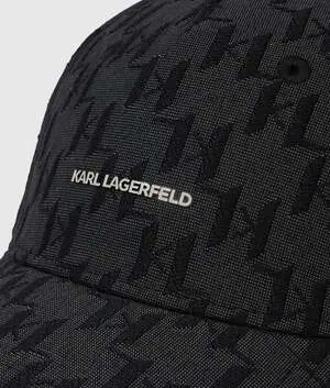 Karl Lagerfeld K/monogram Jacquard Baseball Cap