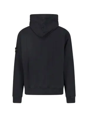 Stone Island Compass Hoodie - Black