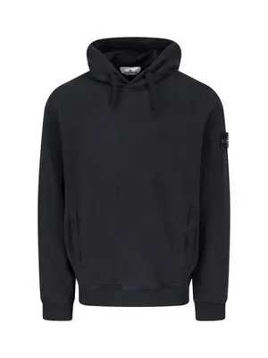 Stone Island Compass Hoodie - Black