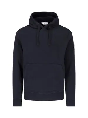 Stone Island Compass Hoodie - Black