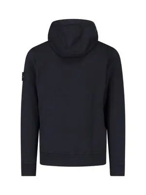 Stone Island Compass Hoodie - Black