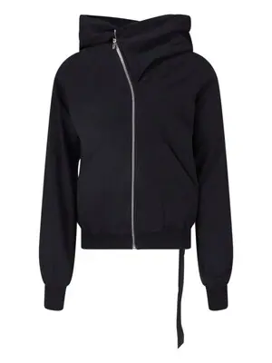 Rick Owens Zip Hoodie "mountain - Black