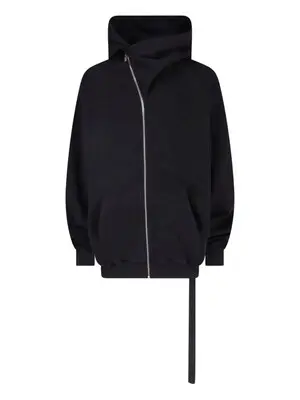 Rick Owens Zip Hoodie "mountain - Black