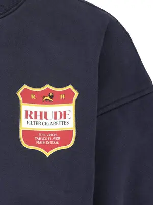 Rhude Filatro Crest Long Sleeve Sweatshirt