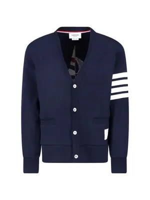 Thom Browne Cardigan "4-bar Boat