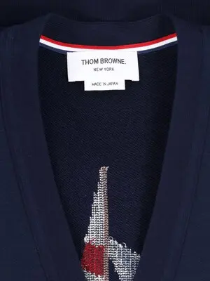 Thom Browne Cardigan "4-bar Boat