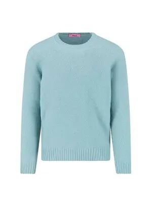 DRUMOHR Lambswool Sweater - Light Blue
