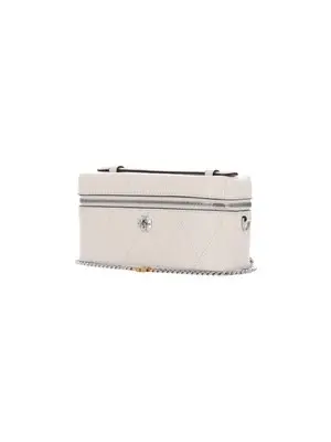 Tory Burch Charlie Vanity Bag - Cream
