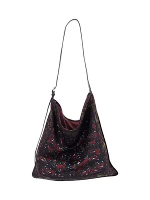 Dries Van Noten Printed Shoulder Bag "scarf - Multi