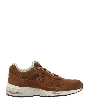 NEW BALANCE Miuk991 Suede Sneakers - Brown