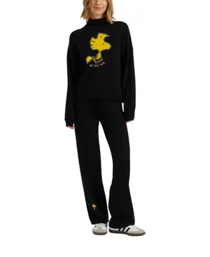 Chinti & Parker Wool-cashmere Woodstock Roll Neck Sweater - Black