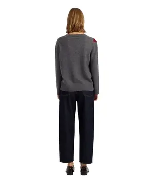 Chinti & Parker Wool-cashmere Snoopy Argyle Cardigan