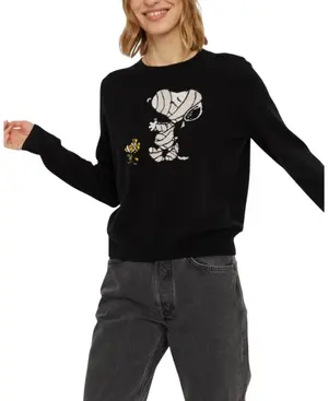 Chinti & Parker Wool-cashmere Snoopy Mummy Sweater