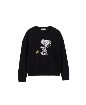 Chinti & Parker Wool-cashmere Snoopy Mummy Sweater