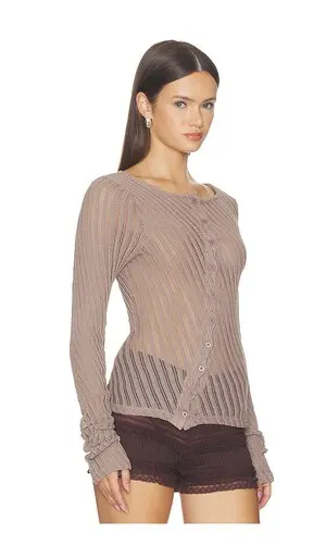 SNDYS. Norah Cardigan In Brown