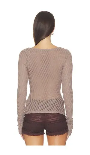 SNDYS. Norah Cardigan In Brown