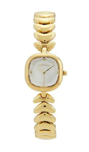Ettika Metal Moderna Bracelet Watch - Gold