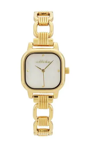 Ettika Classic Square Bracelet Watch - Gold