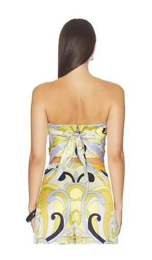 RUNAWAY THE LABEL Milani Satin Scarf Top