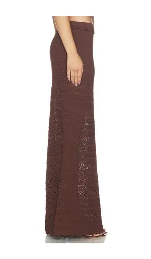 Devon Windsor Wynne Skirt In Chocolate