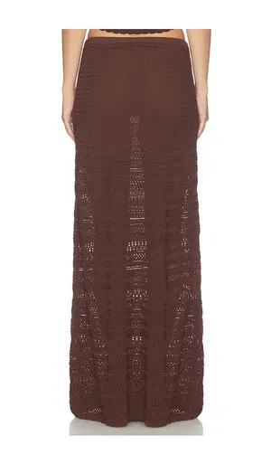 Devon Windsor Wynne Skirt In Chocolate