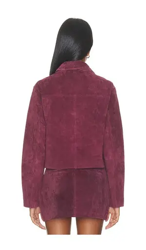 Blanknyc Suede Cropped Jacket