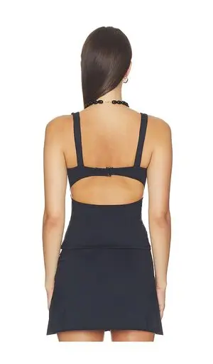 POST SWIM Lynn Tankini Top In Black