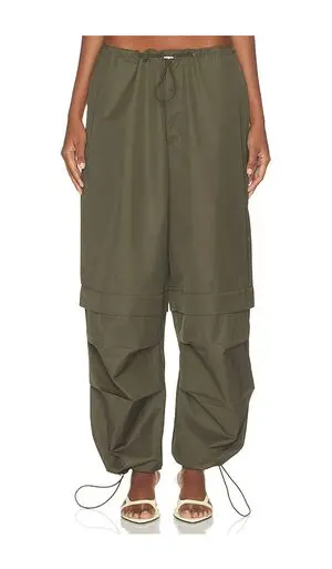 AGOLDE Coulson Parachute Pant In Olive