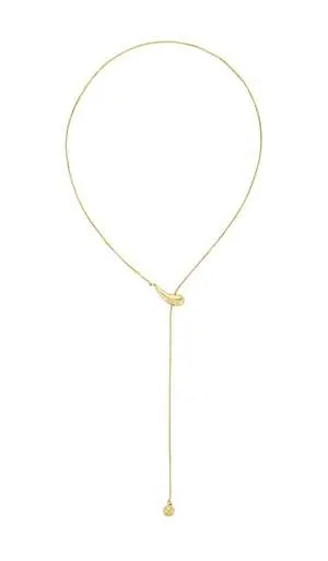 LOVERS AND FRIENDS Posie Necklace In Metallic - Gold