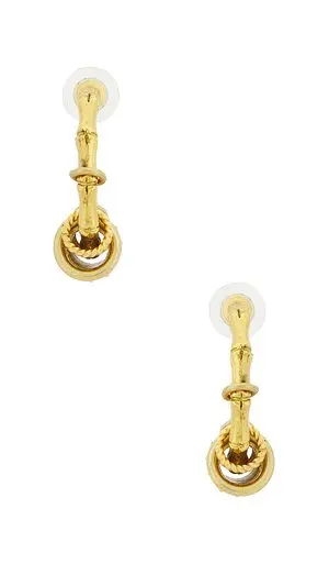 ELIZABETH COLE Tinsley Hoop Earrings