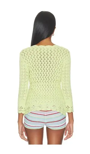 GUIZIO Rosalie Top In Green