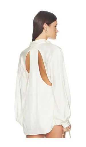 Cult Gaia Lusia Silk Top