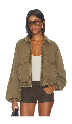 Free People Birdie Washed Jacket