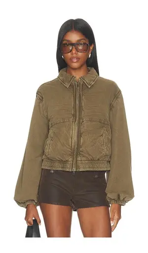 Free People Birdie Washed Jacket