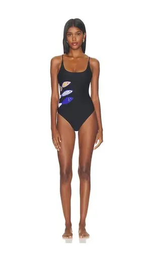 WeWoreWhat Bungee Scoop One Piece - Black
