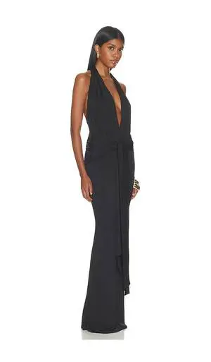 LOVERS AND FRIENDS Coralie Gown - Black