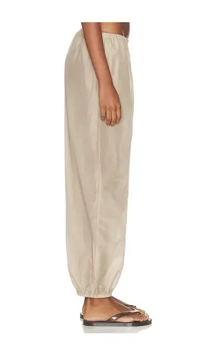 Donni. Silk Cotton Sheer Balloon Pant
