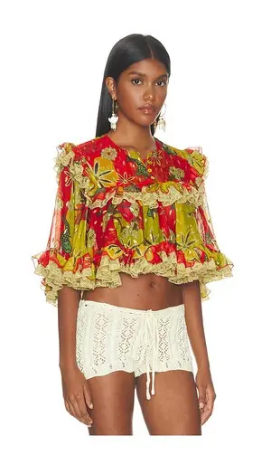 SIEDRES Rosa Cropped Top