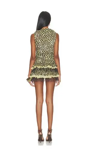 SIEDRES Floriana Velvet Mini Dress