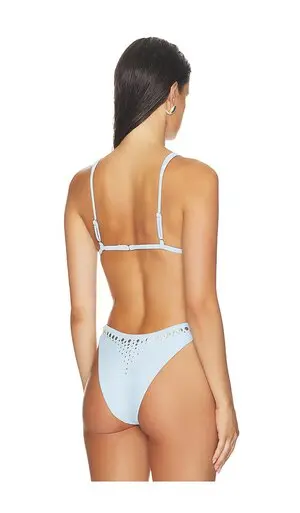 HAELO Embellished Bikini Top