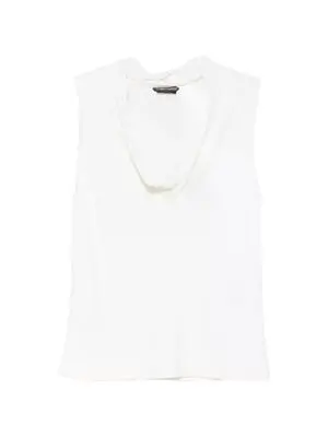 TOM FORD Cowl-neck Sleeveless Top - White