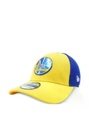 New Era 39thirty Golden State Warriors On The Court Stretch Fit Cap - Yellow