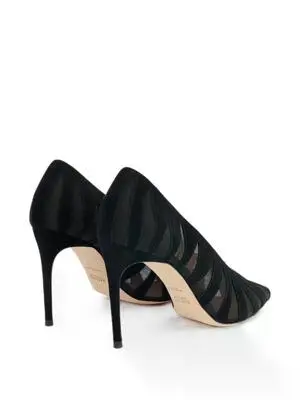 MALONE SOULIERS Tippi Panelled Suede Pumps
