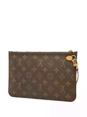 LOUIS VUITTON 2019 Monogram Neverfull Mm Pouch - Brown