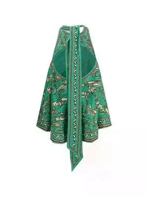 ALEMAIS Fish Sticks Mini Dress