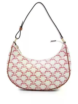 Celine 2021 Triomphe Coated Canvas Ava Shoulder Bag