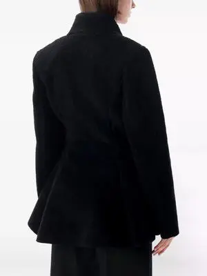 Stella McCartney Fleece-texture Flared Jacket